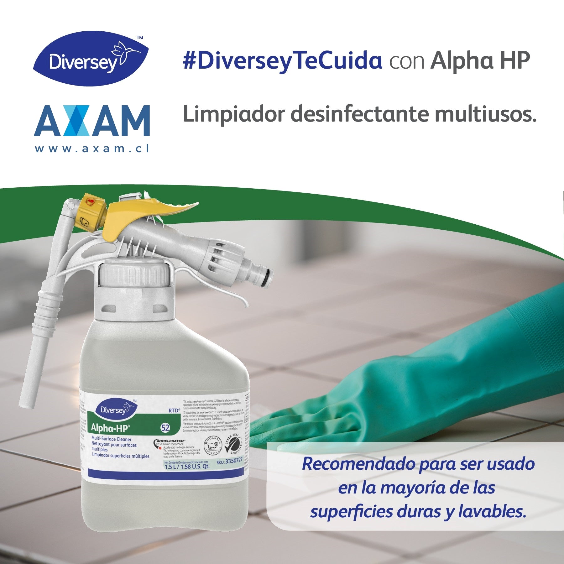 ¡Descubre 𝘼𝙡𝙥𝙝𝙖 𝙃𝙋: La Solución Perfecta de AXAM para una Limpieza y D