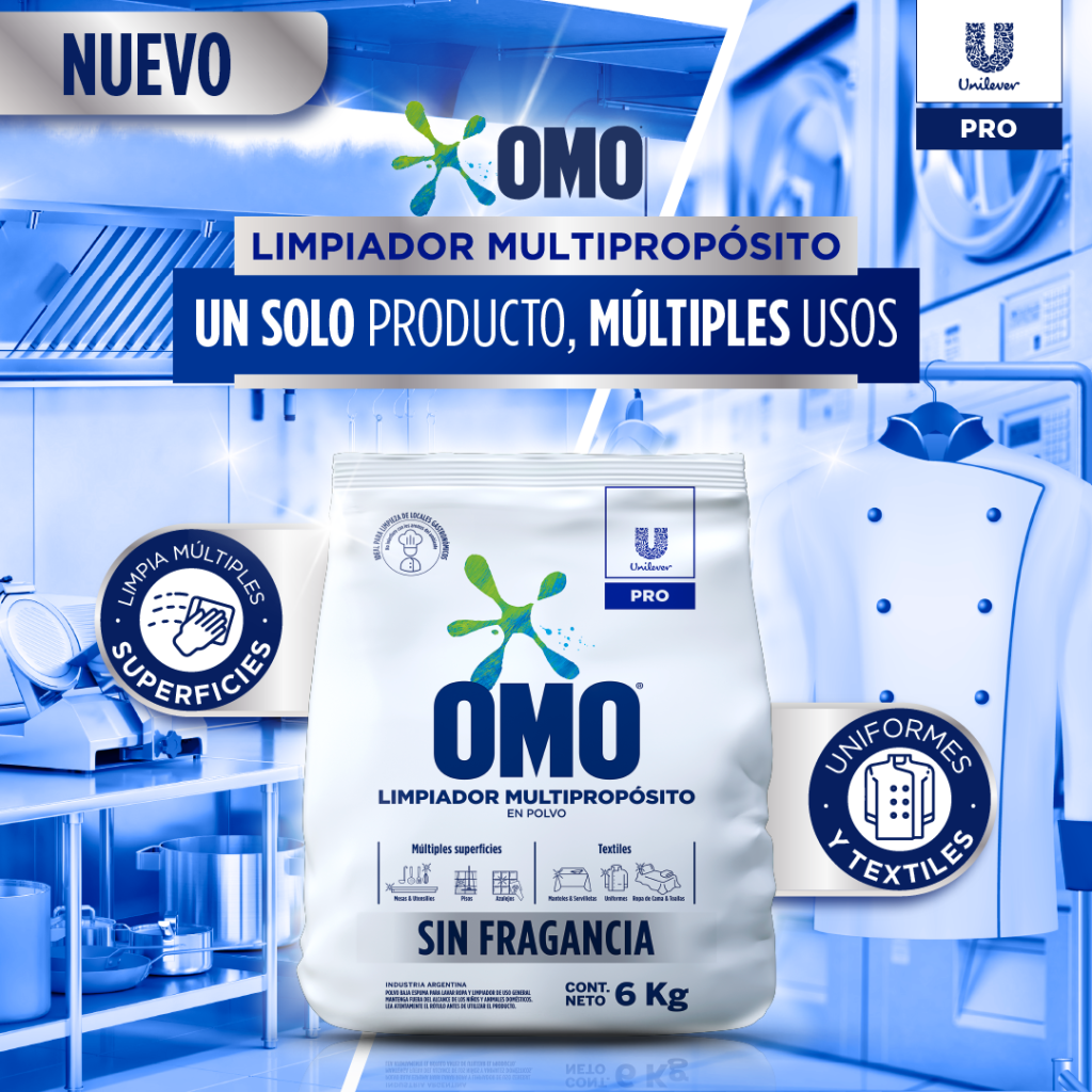 OMO MULTIPROPOSITO EN POLVO - (6KG) Unilever Profesional