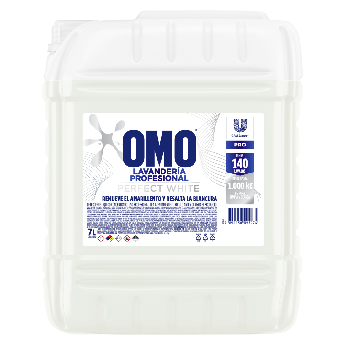 OMO PERFECT WHITE LIQUIDO 7 LITROS