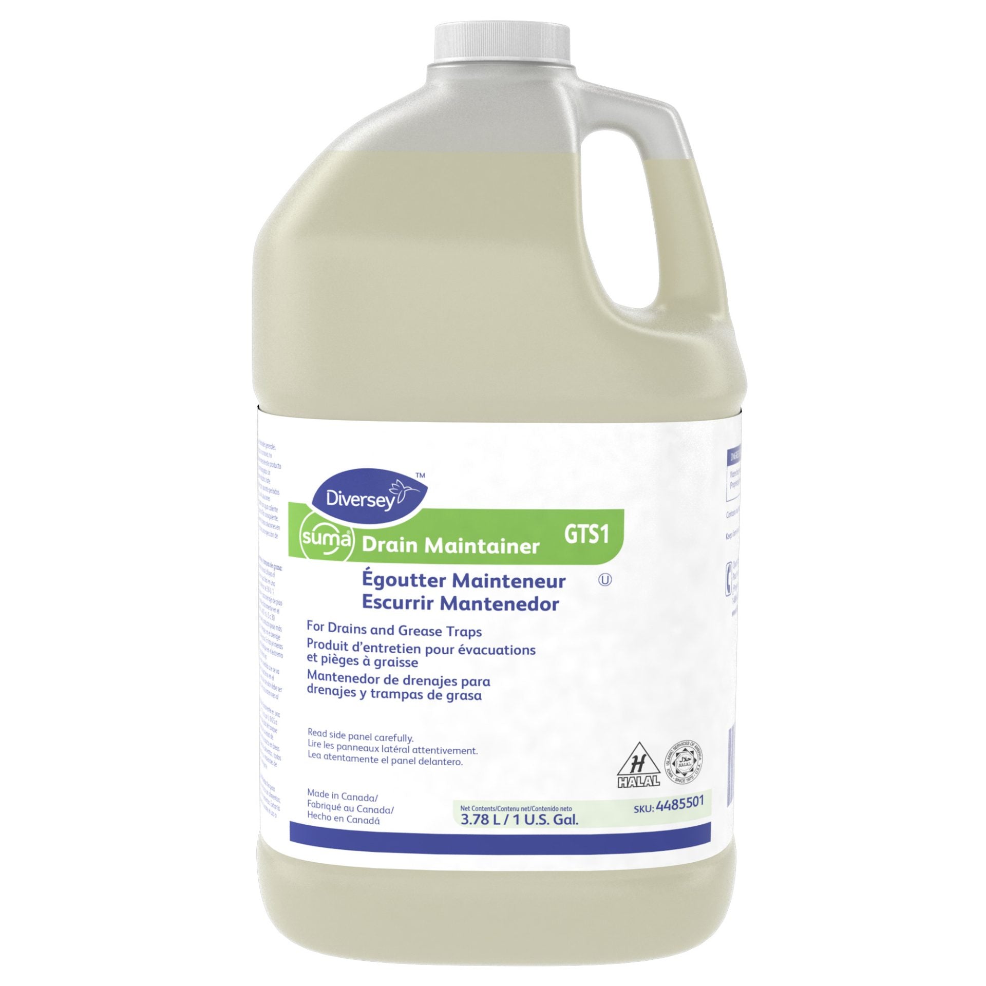 Suma Drain - tratamiento de materia orgánica en drenajes 1 galón Diversey