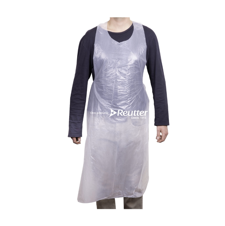 Pechera Plástica Larga – Protección Corporal Impermeable para Uso Prof