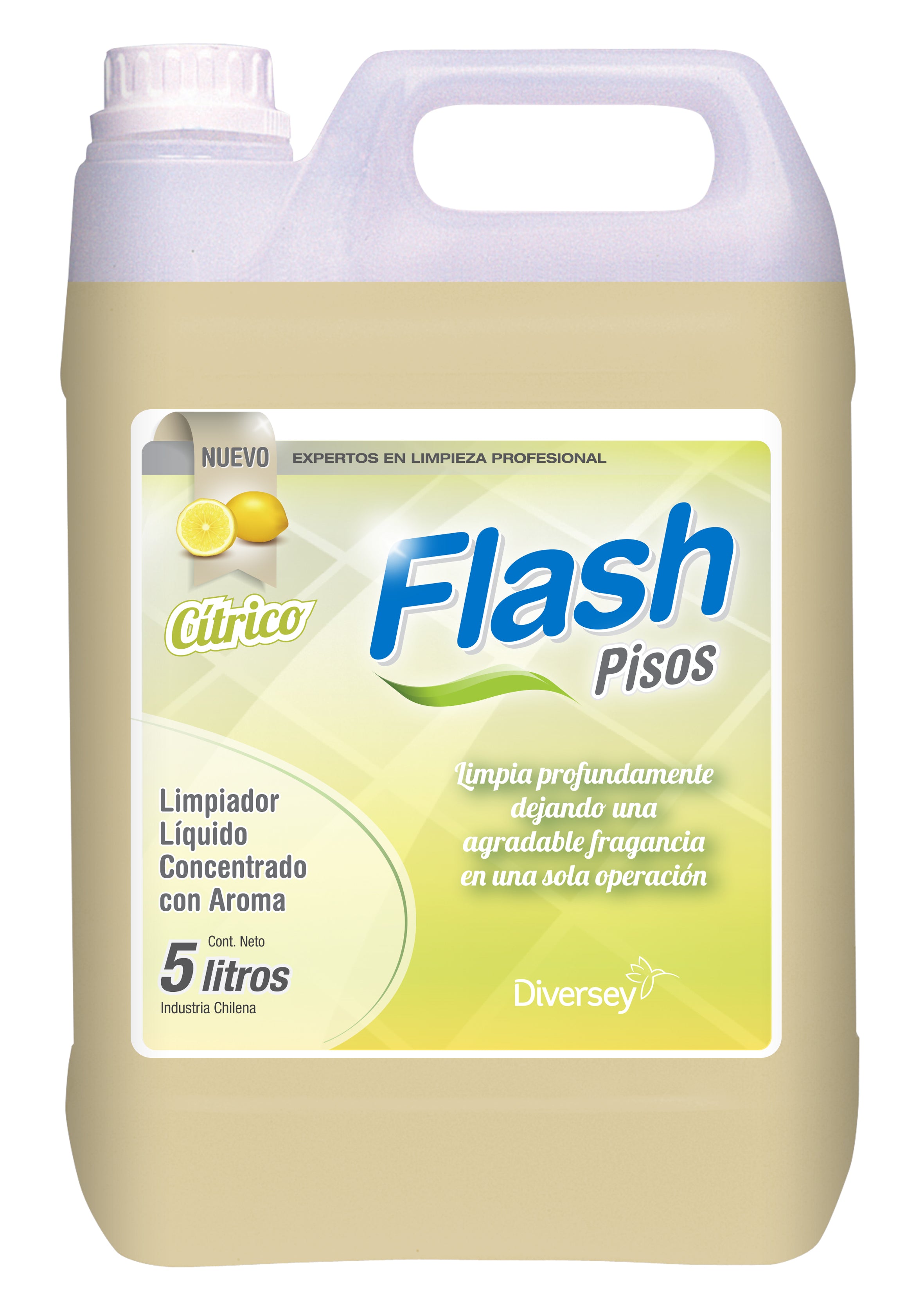 Flash Citrus Floor - (5 Liters)| Chilean office | axam.cl